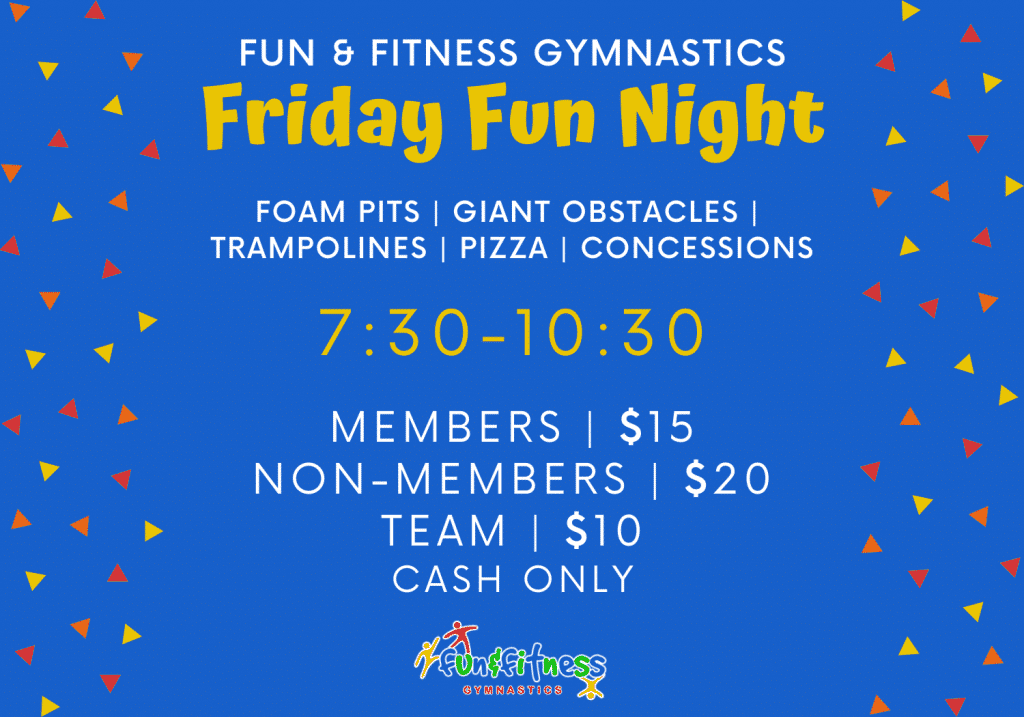 Friday Fun Night | Fun & Fitness Gymnastics | Tumbling | Ninja Force